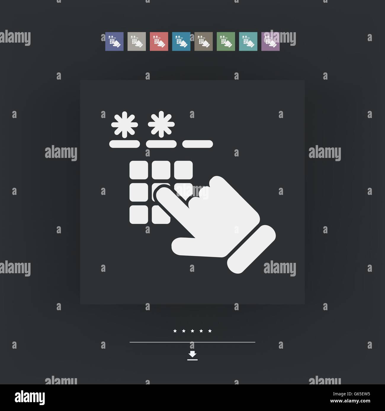 Authorization code Stock Vector Images - Alamy