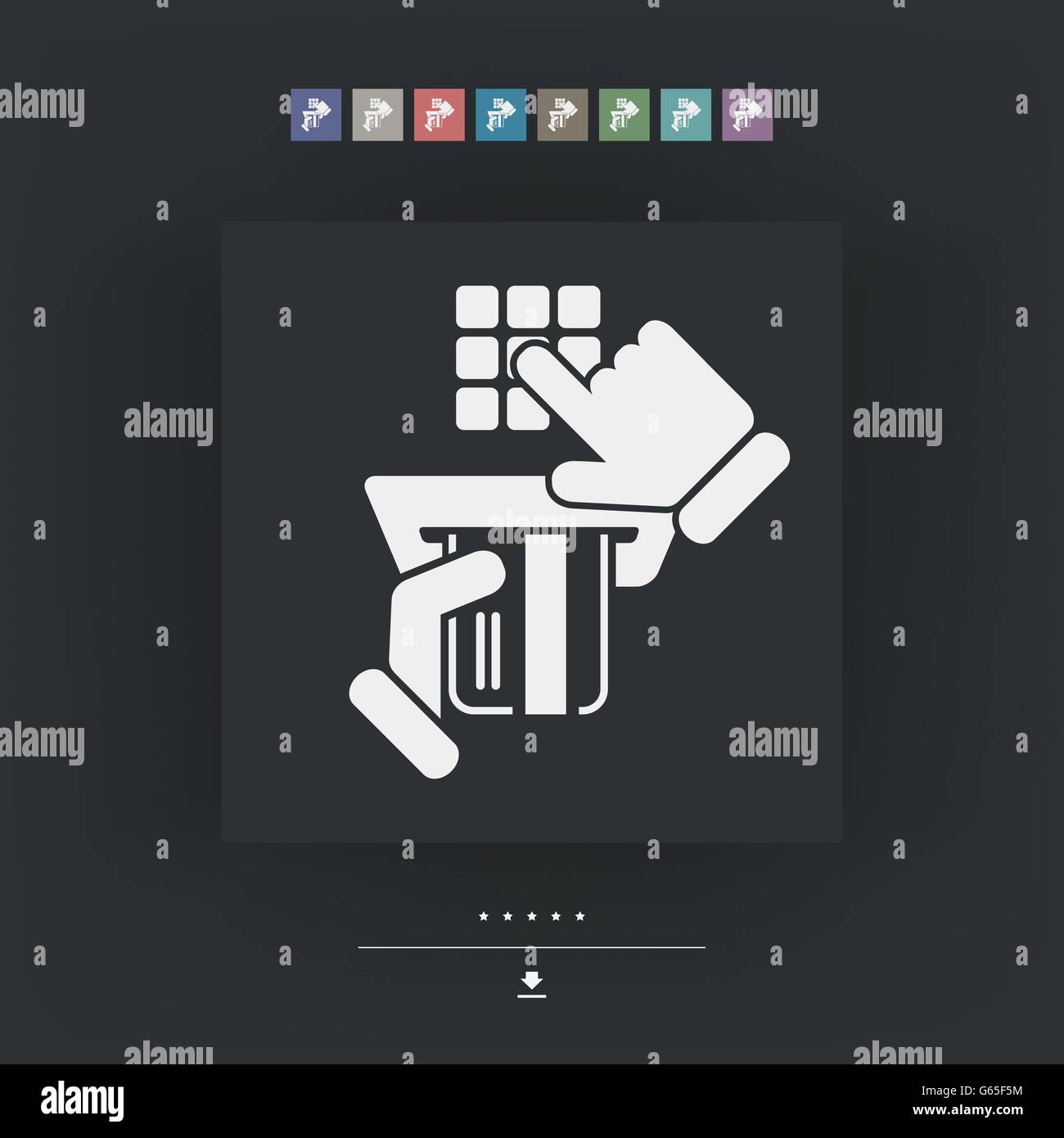 Enter secret code Stock Vector Image & Art - Alamy