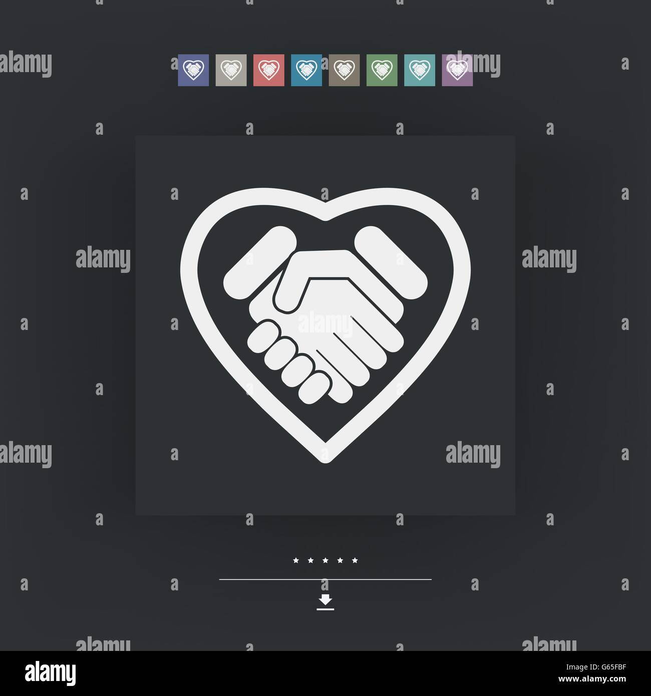 Shake hand marriage couple hi-res stock photography and images - Alamy