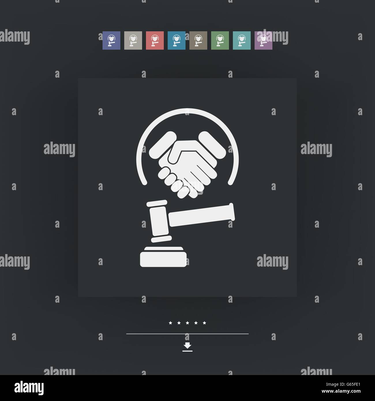 Court confirmation Stock Vector Images - Alamy