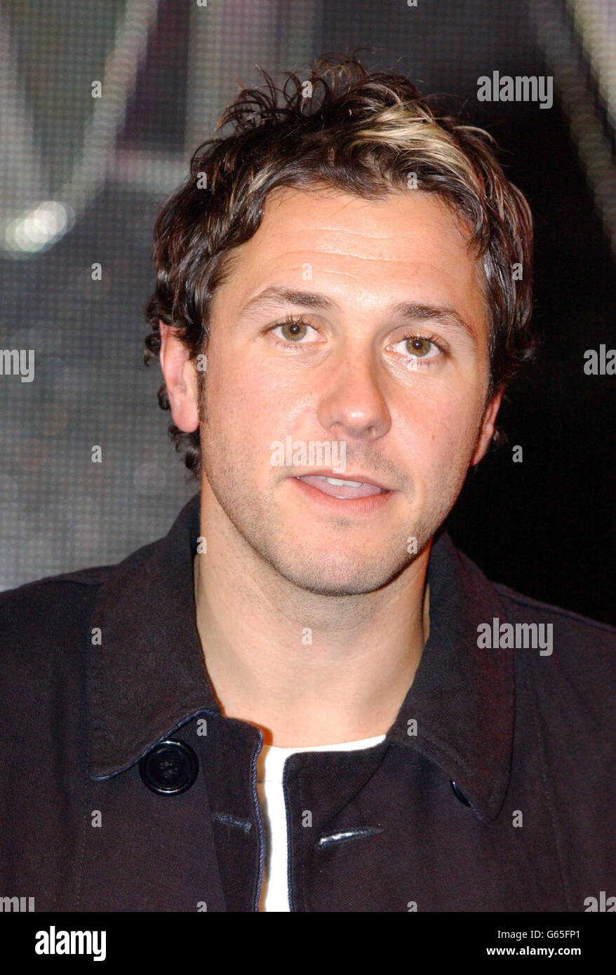 Grant Nicholas, lead singer of the band Feeder performing a live set at ...