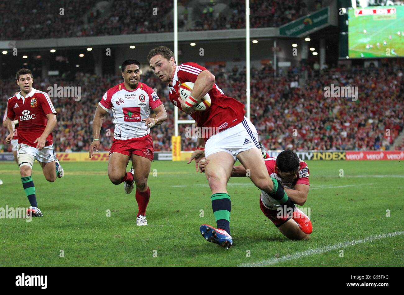 Rugby Union - 2013 British and Irish Lions Tour - Queensland Reds v ...