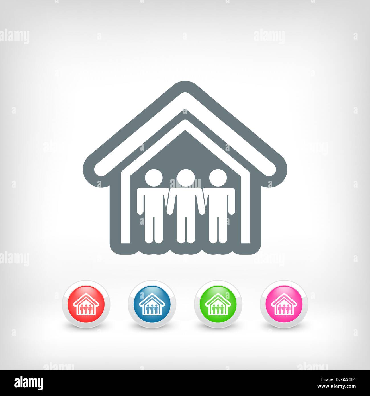 Together housing group Stock Vector Images - Alamy