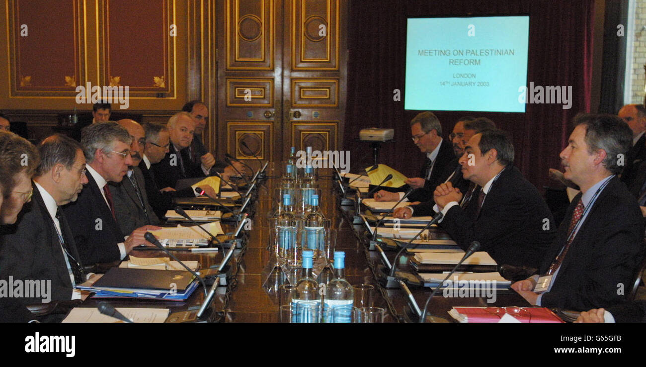 Palestine Reform Conference Stock Photo - Alamy