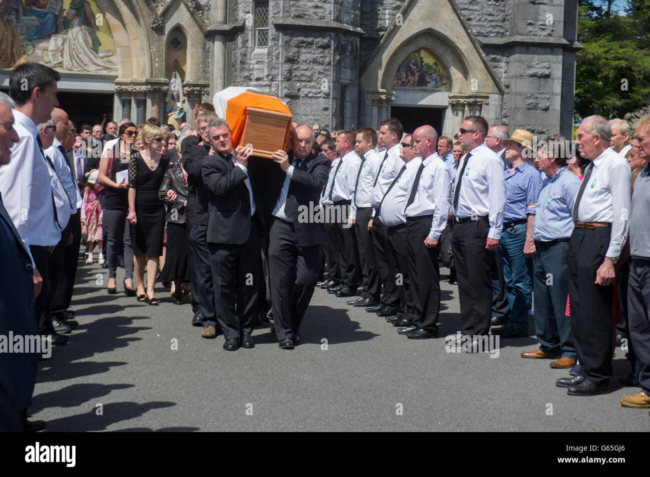 Ruairi O Bradaigh funeral Stock Photo - Alamy