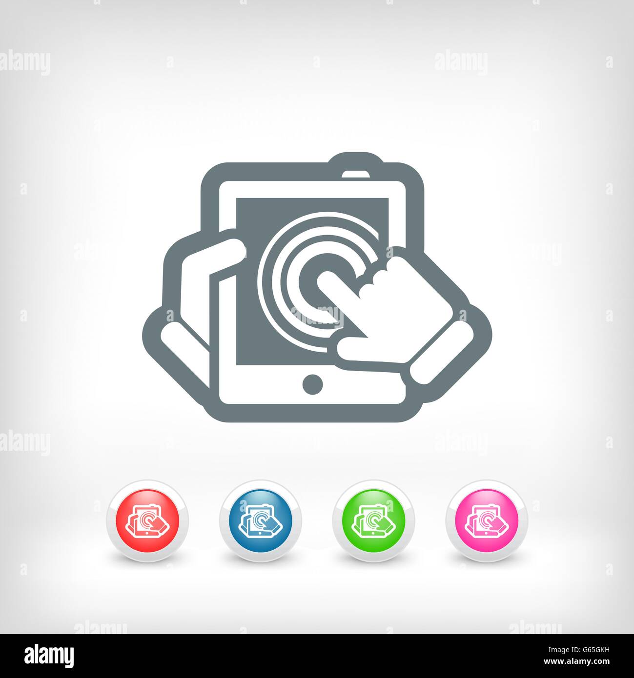 Multitouch vector vectors hi-res stock photography and images - Alamy