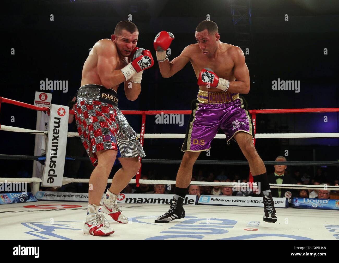 Boxing - Glow at Bluewater Stock Photo - Alamy