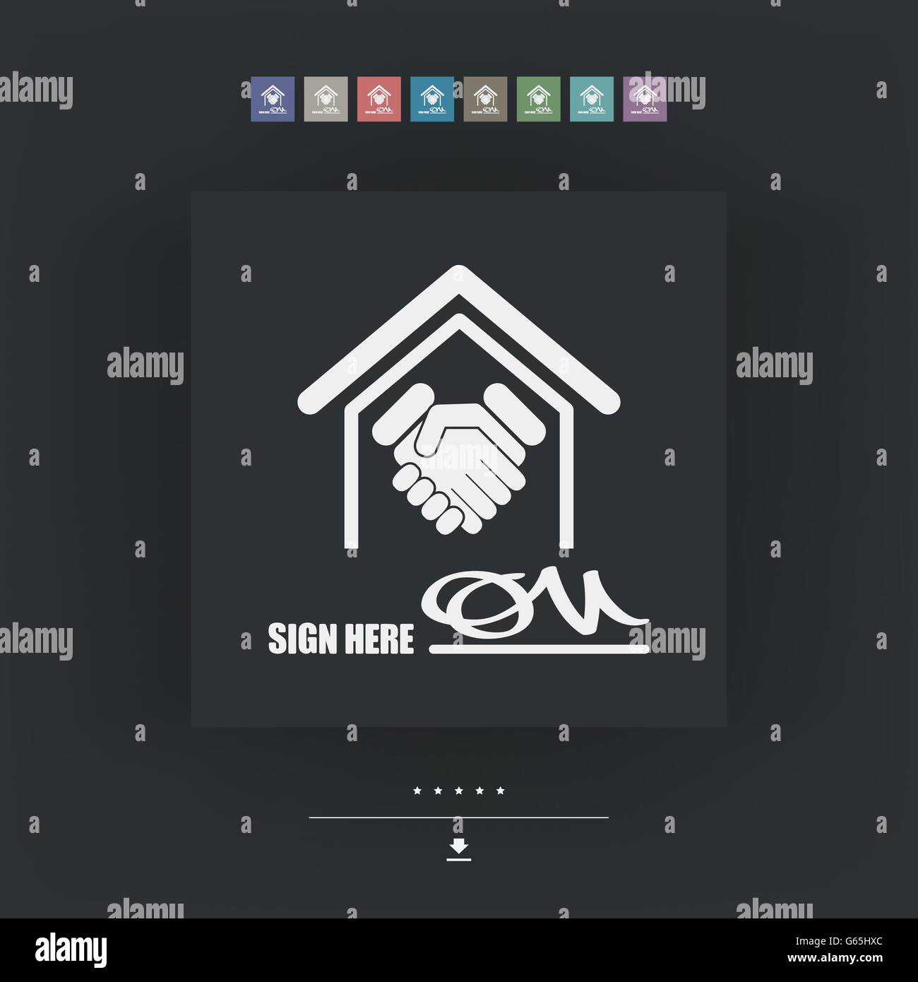 Signed signature Stock Vector Images - Alamy