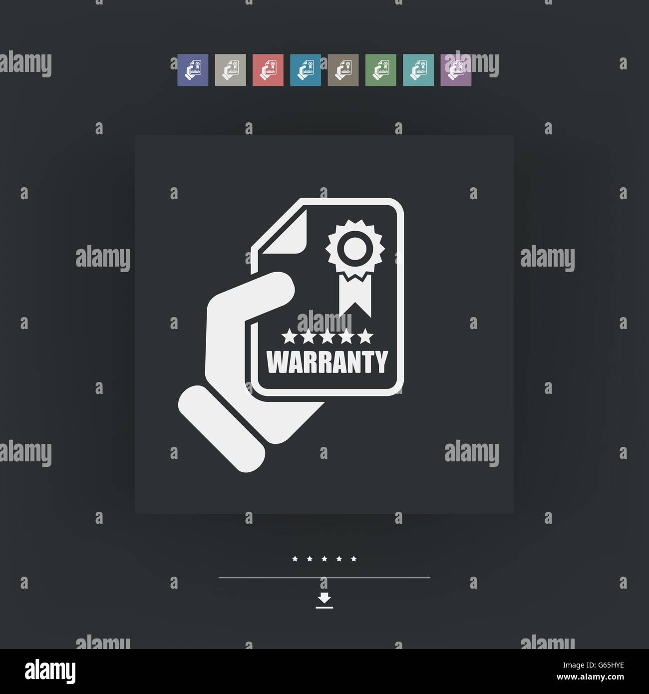 Warranty icon hi-res stock photography and images - Alamy