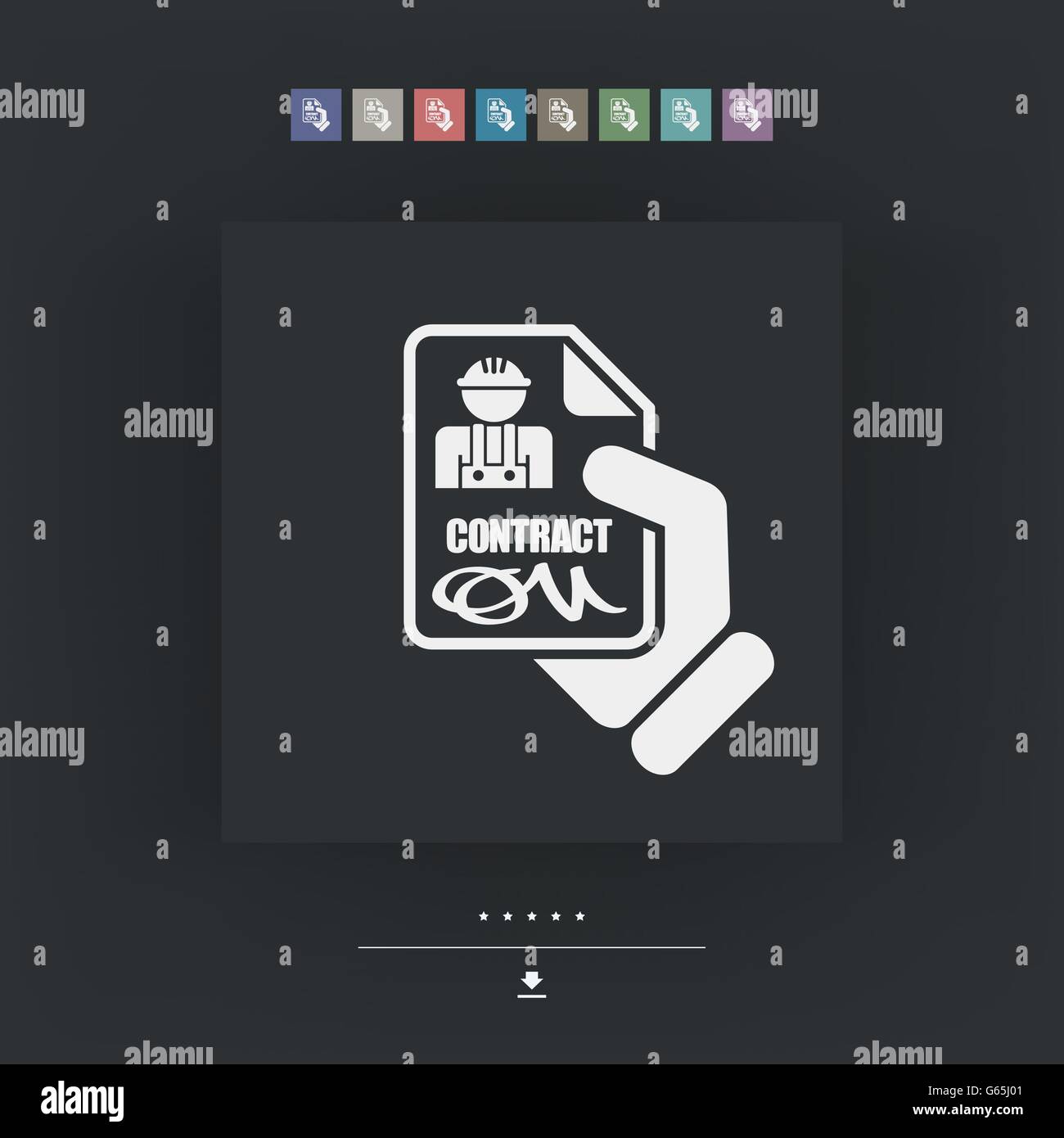 Professional payment agreement Stock Vector Images - Alamy