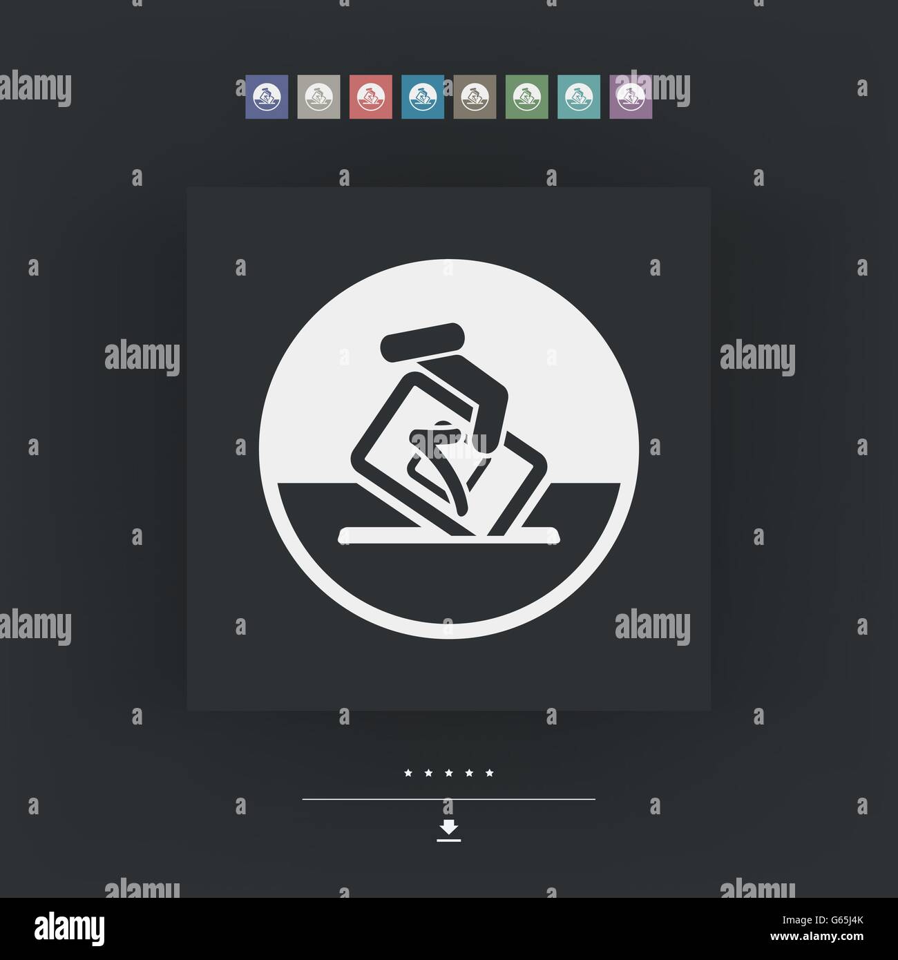 Vote symbol Stock Vector Images - Alamy