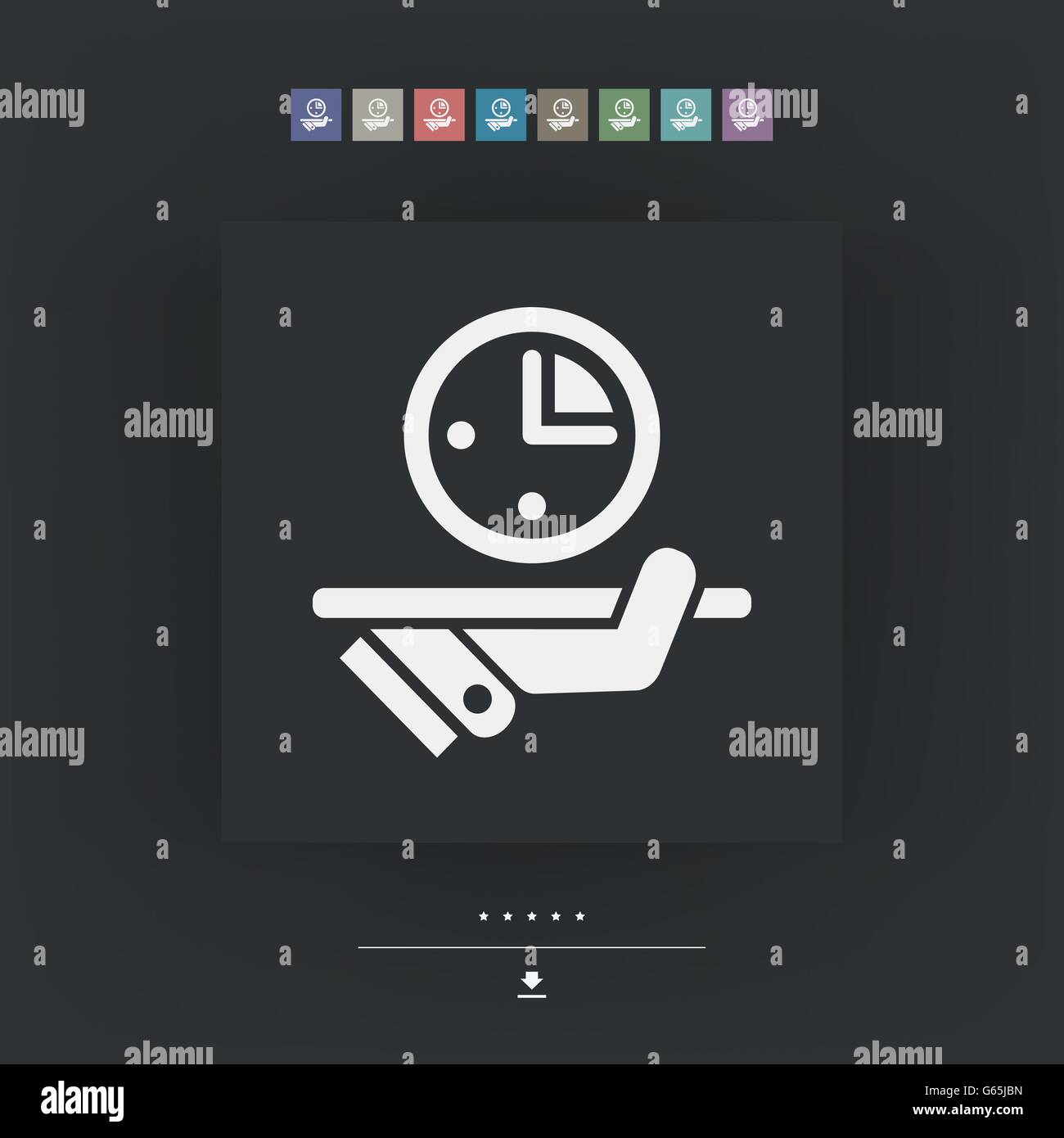 Customer waiting time Stock Vector Images - Alamy