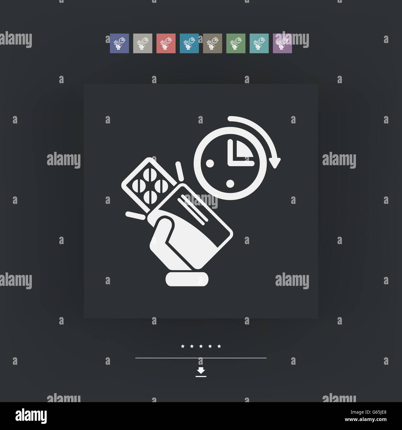 Medicine time prescription Stock Vector Image & Art - Alamy