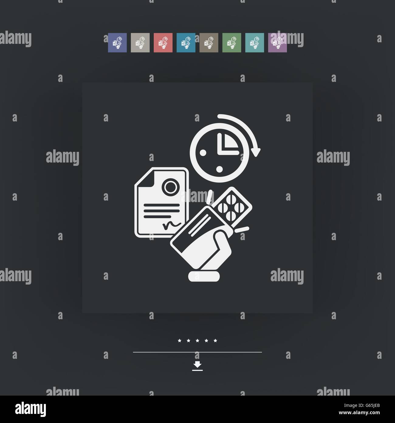 Prescribing prescription Stock Vector Images - Alamy