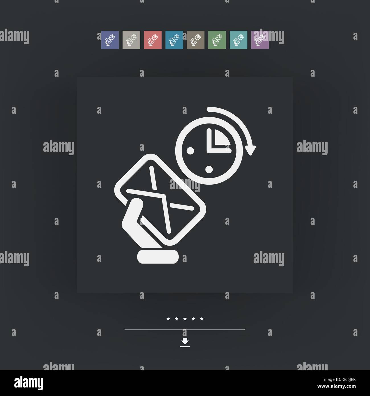 Postal fast service Stock Vector Images - Alamy