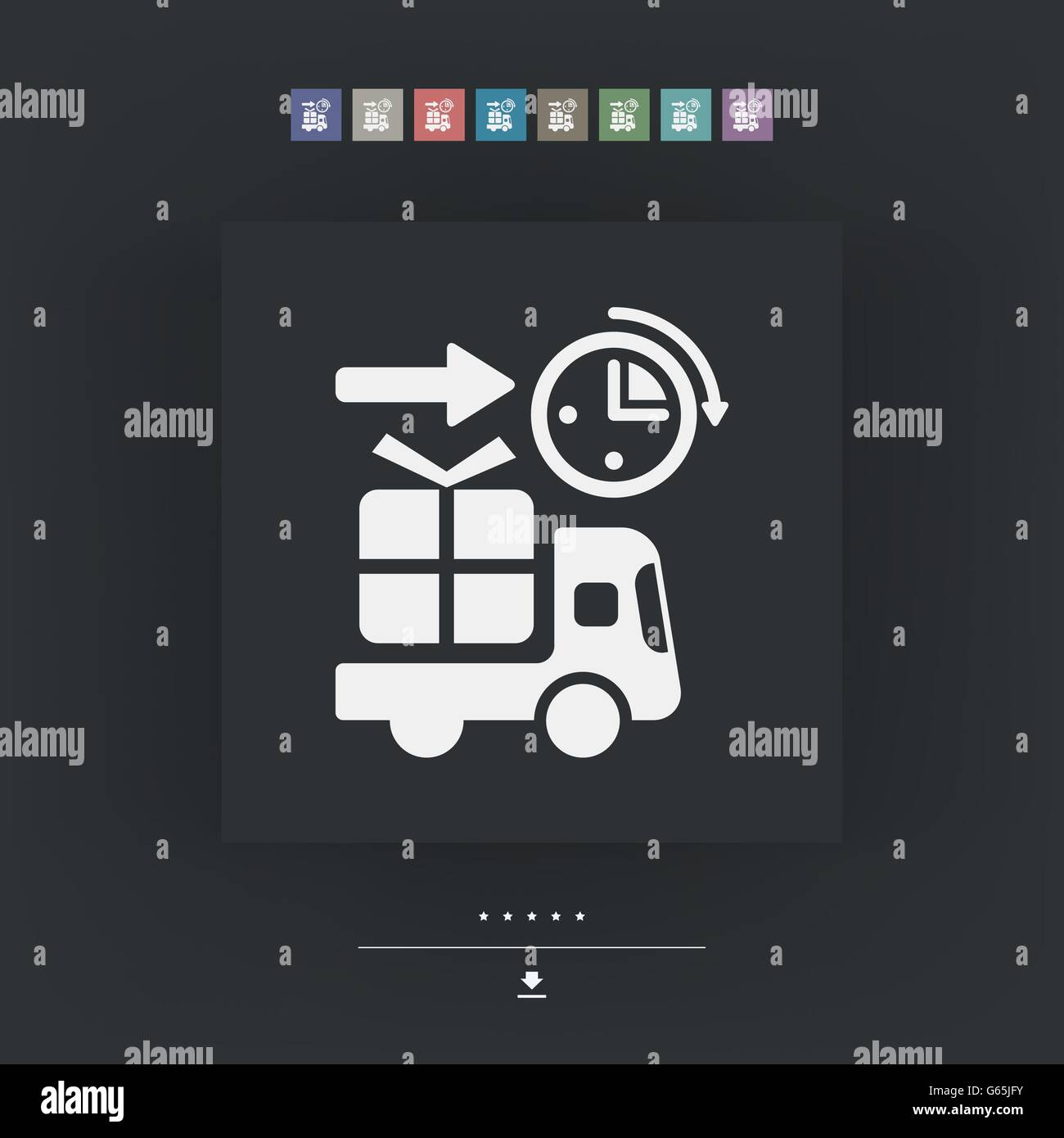 Last minute delivery Stock Vector Images - Alamy