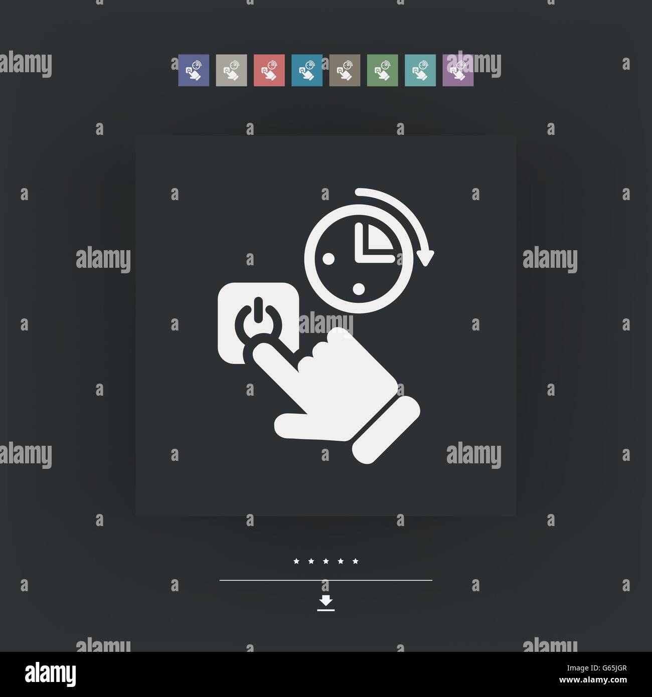 Time switch Stock Vector Images - Alamy