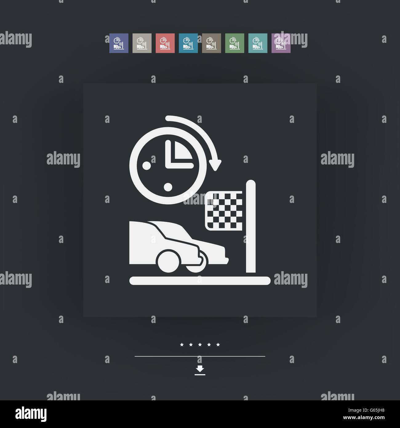 Car race icon Stock Vector Image & Art - Alamy