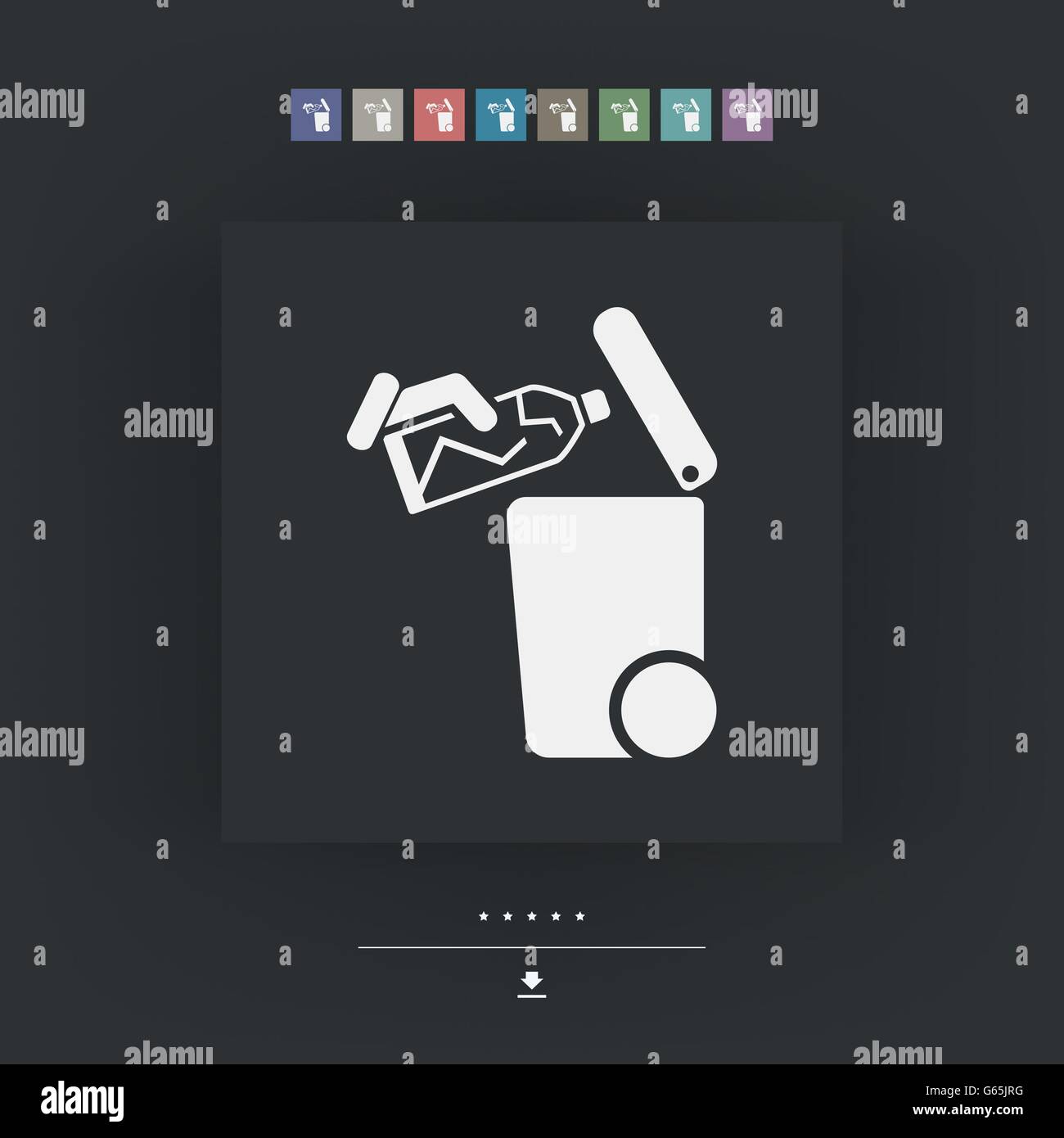 Separate waste collection icon Stock Vector Image & Art - Alamy