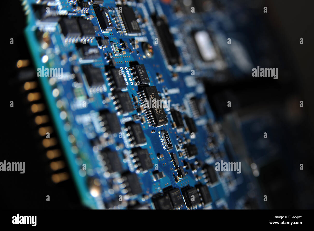 A general view of the motherboard in a computer Stock Photo - Alamy
