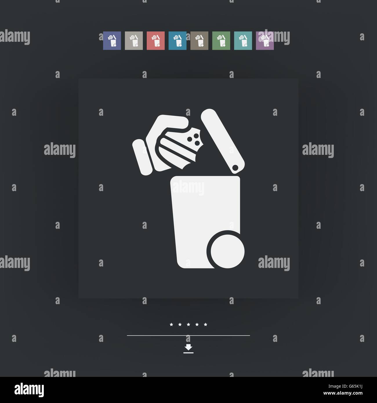 Separate waste collection icon Stock Vector Image & Art - Alamy