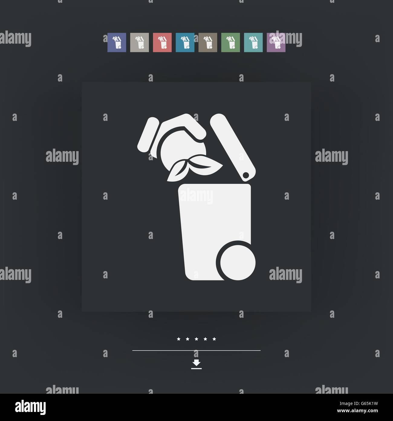 Separate waste collection icon Stock Vector Image & Art - Alamy