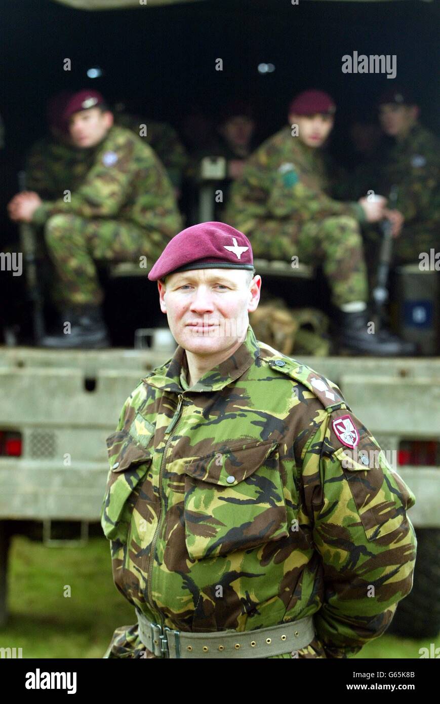 The 3rd Battalion Parachute Regiment on Iraq Standby Stock Photo - Alamy