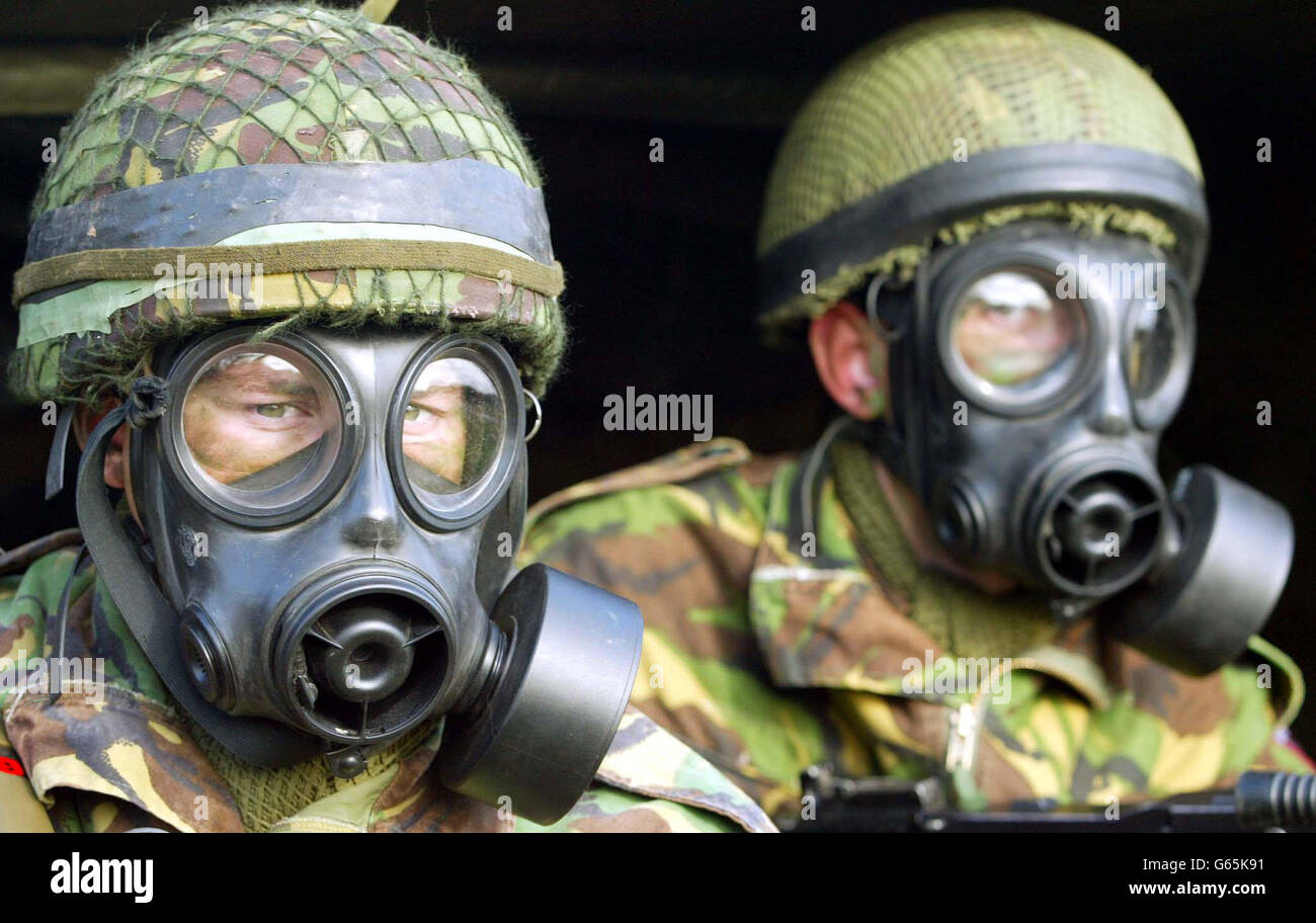 Gulf war gas masks hi-res stock photography and images - Alamy