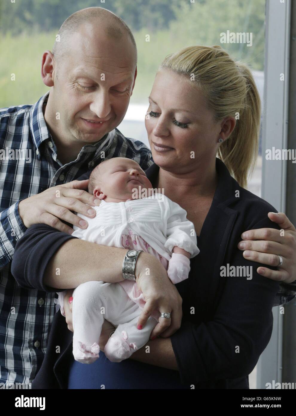 Baby Eva, the first baby conceived using new IVF technique, the Early ...