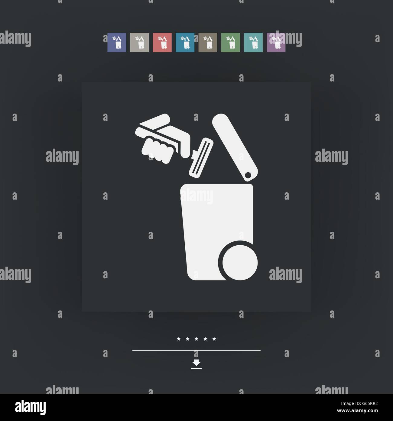Separate waste collection icon Stock Vector Image & Art - Alamy