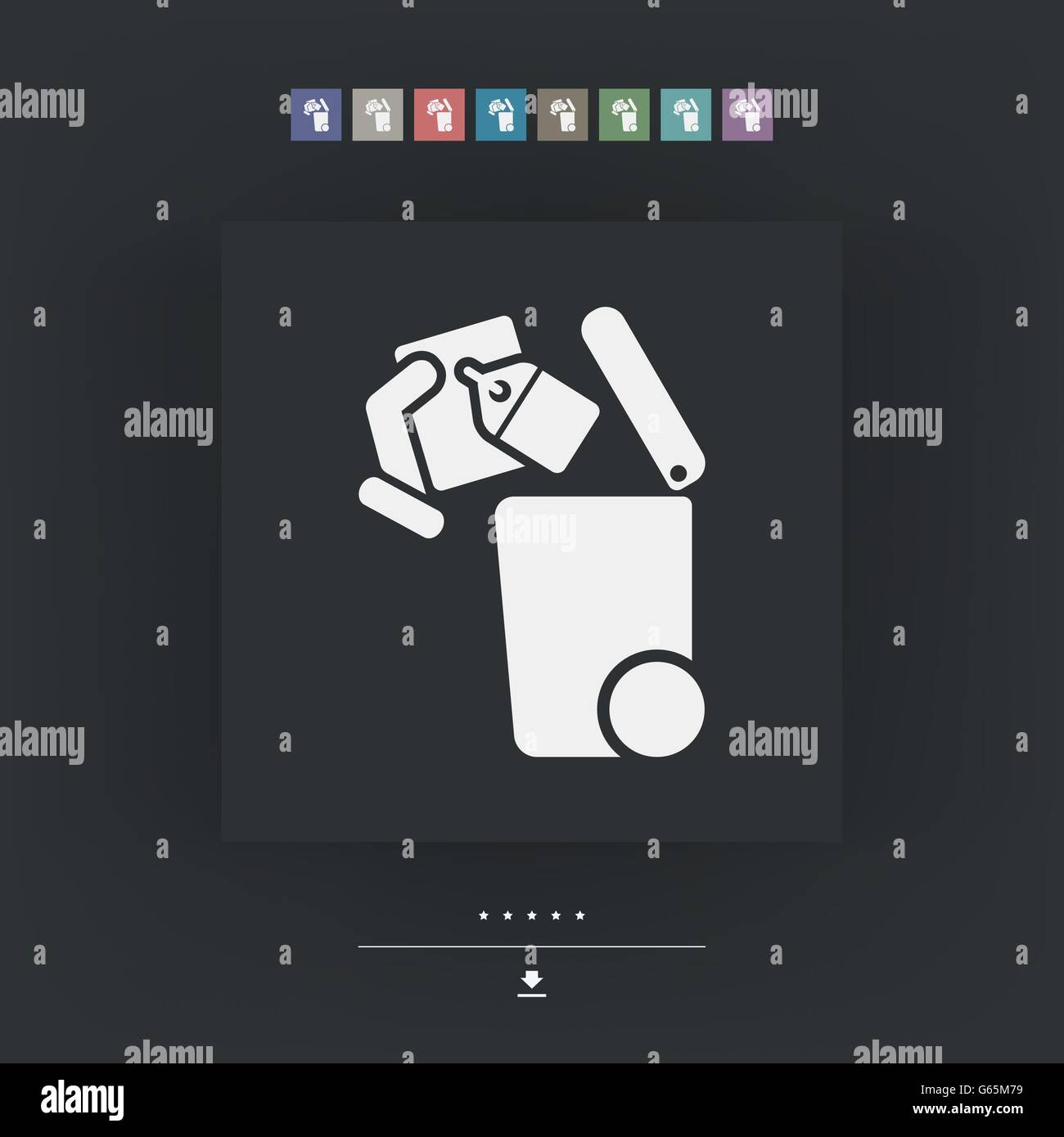 Separate waste collection icon Stock Vector Image & Art - Alamy