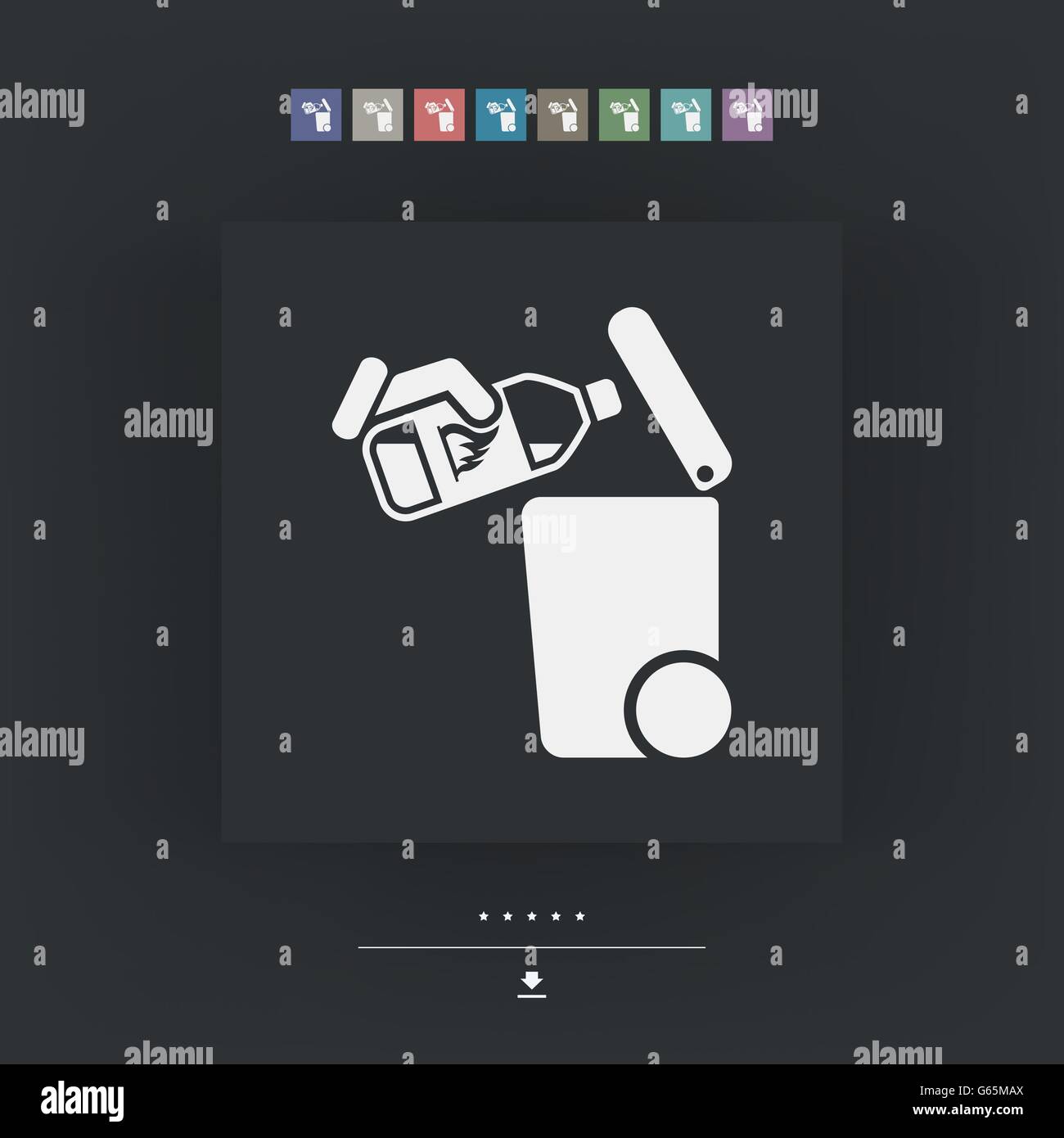 Separate waste collection icon Stock Vector Image & Art - Alamy