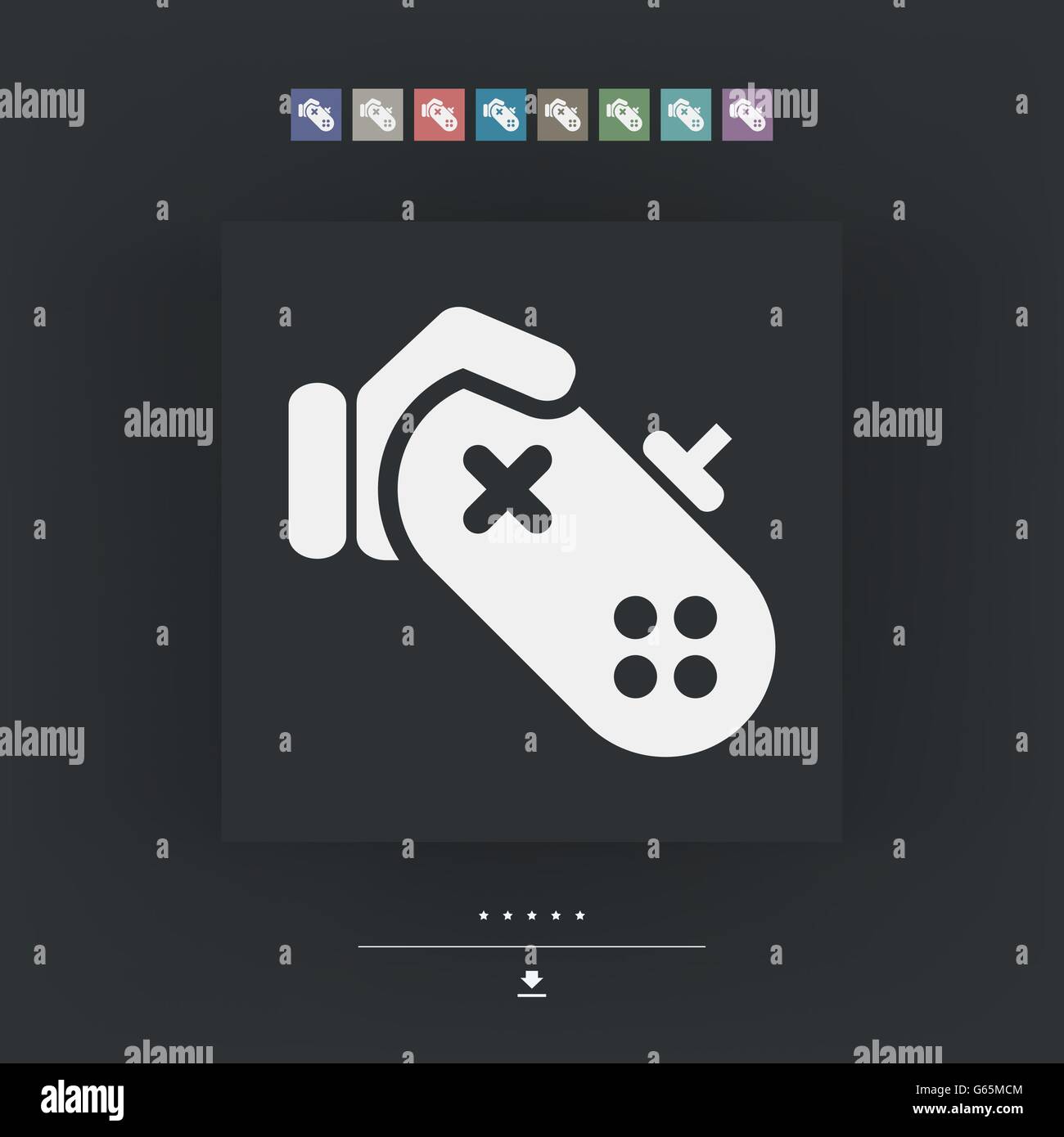 Video game icon Stock Vector Image & Art - Alamy