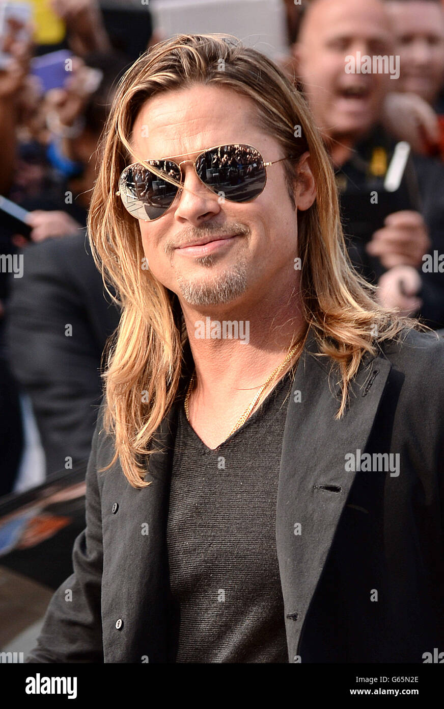 World War Z Premiere - London Stock Photo - Alamy