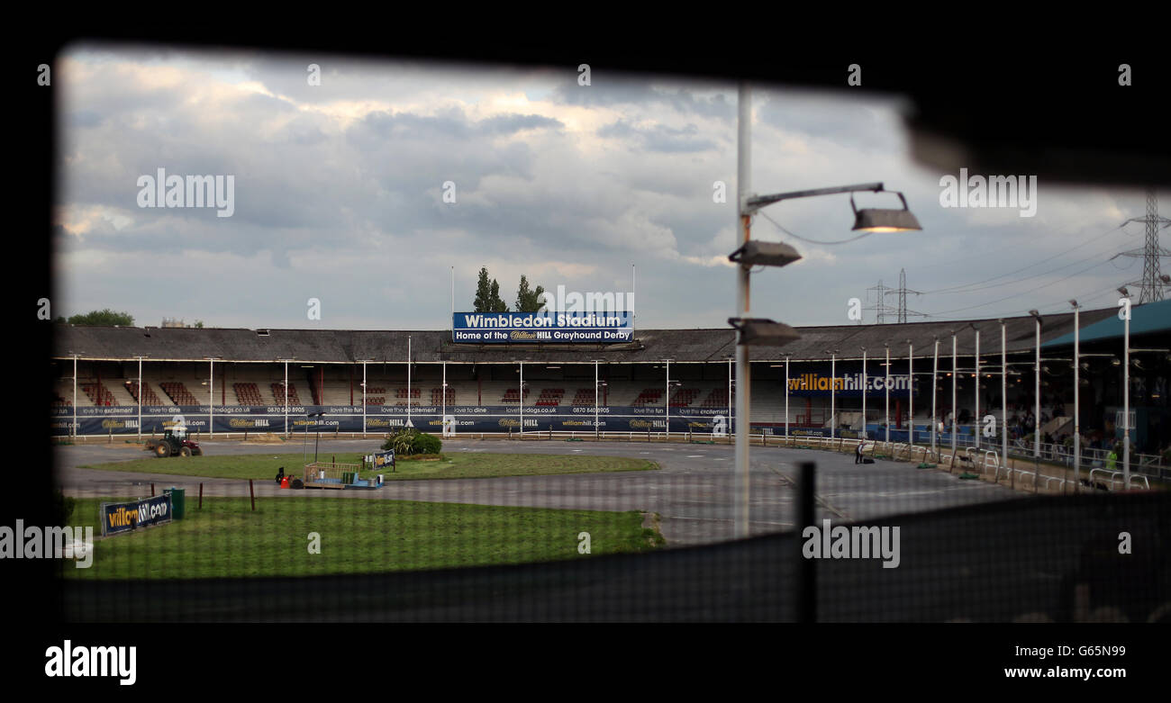 Greyhound Racing - William Hill Derby - Day Two - Wimbledon Stadium. A ...