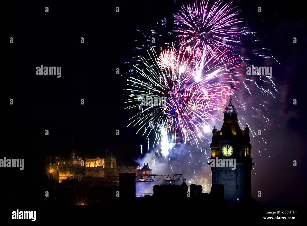 Edinburgh`s Hogmanay celebrations get underway at a fair ground near ...