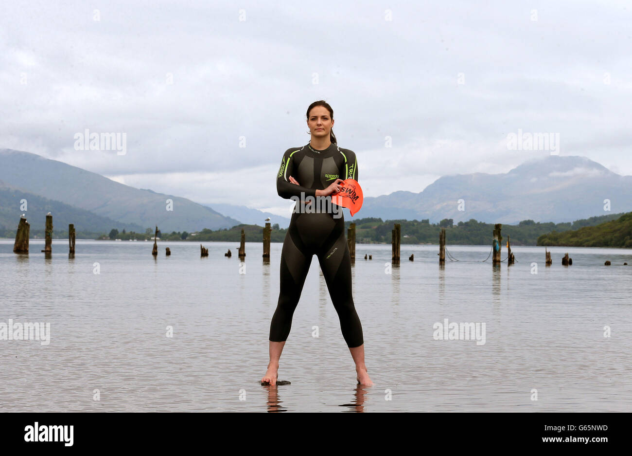 Great Scottish Swim Stock Photo - Alamy