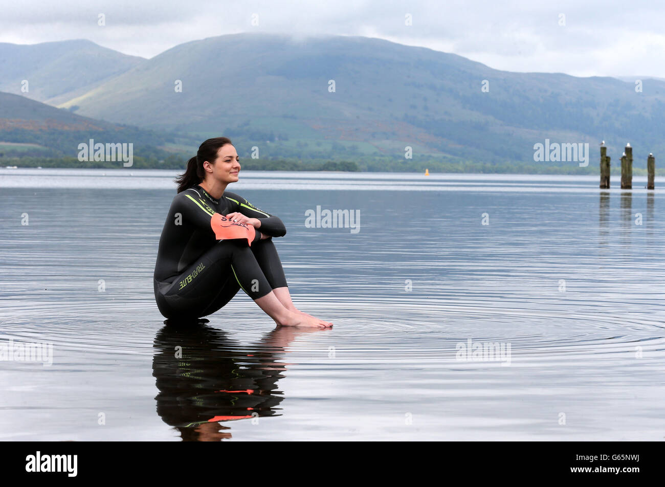 Great Scottish Swim Stock Photo - Alamy
