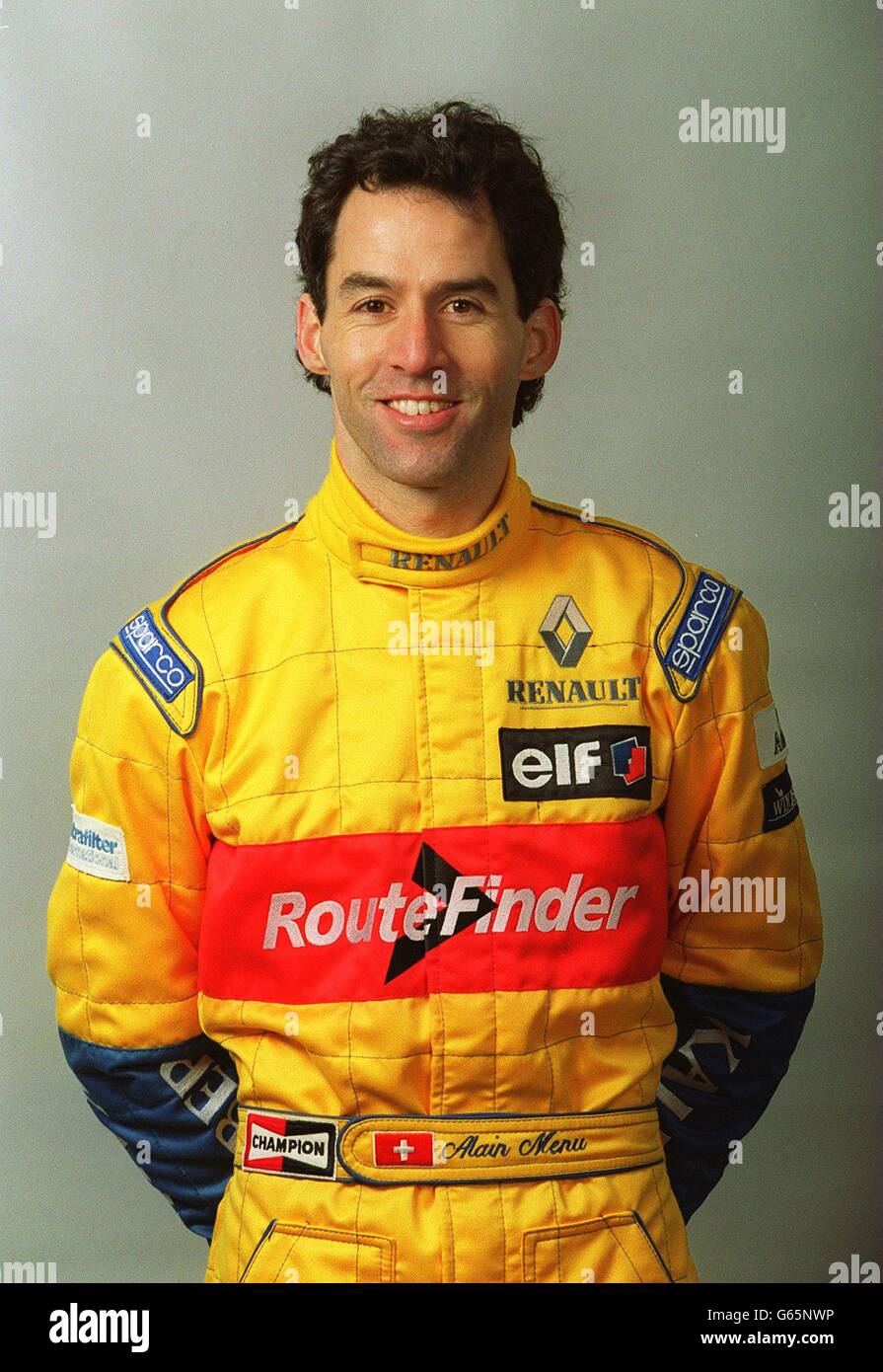 Touring CarPress Day at Donington Park. Alain Menu, Renault Laguna ...