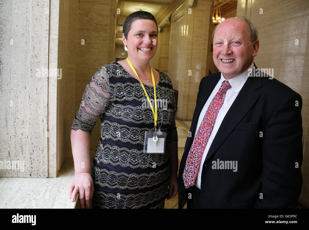 Ann Travers , the sister of an IRA murder victim, with Jim Allister TUV ...