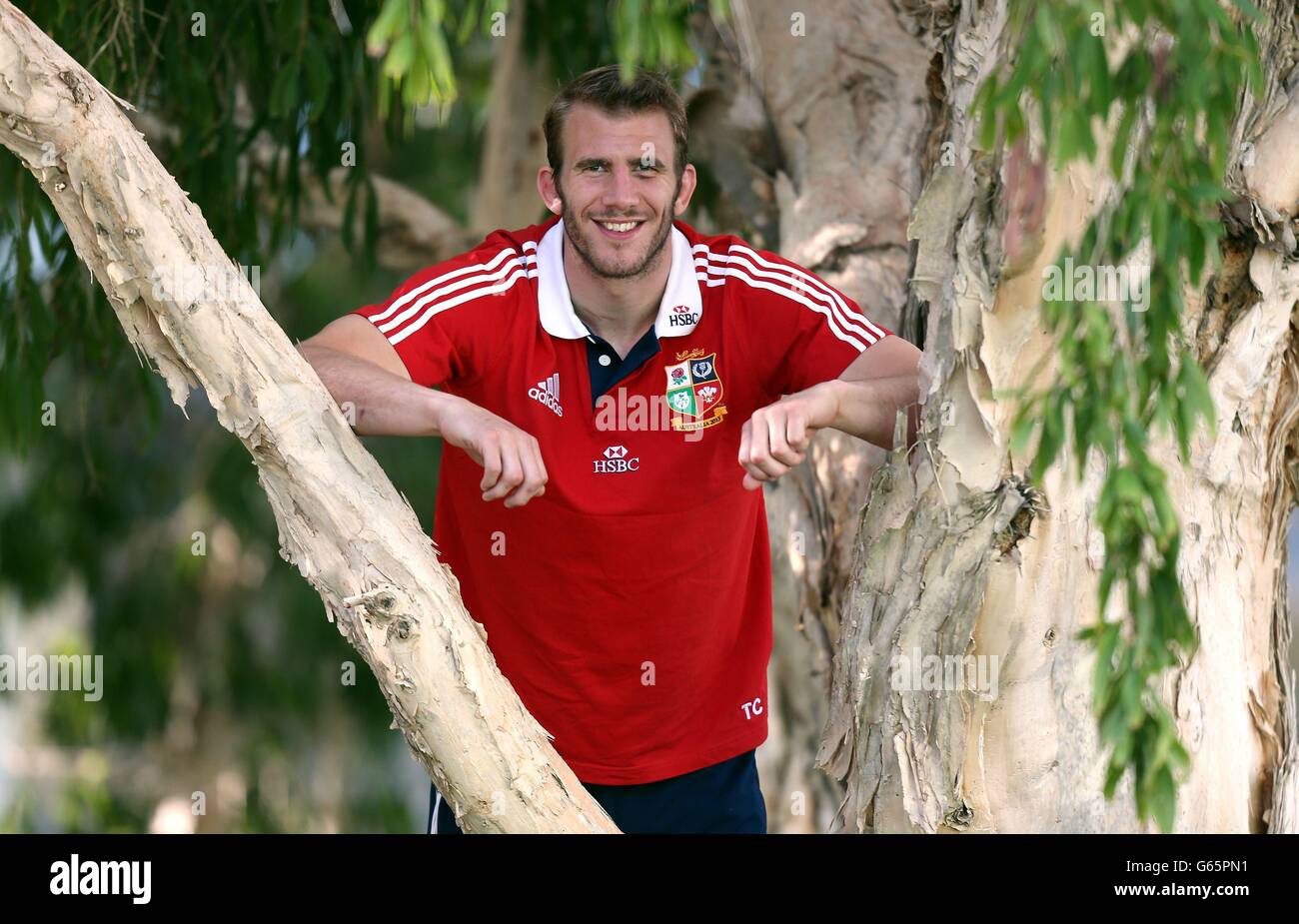 Tom Croft poses for a picture during the press conference at the ...