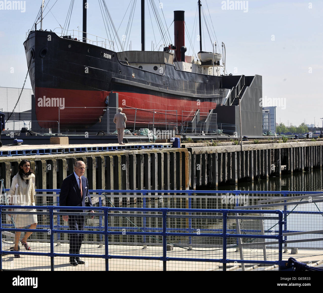 Ss Robin In Royal Victoria Dock High Resolution Stock Photography and ...