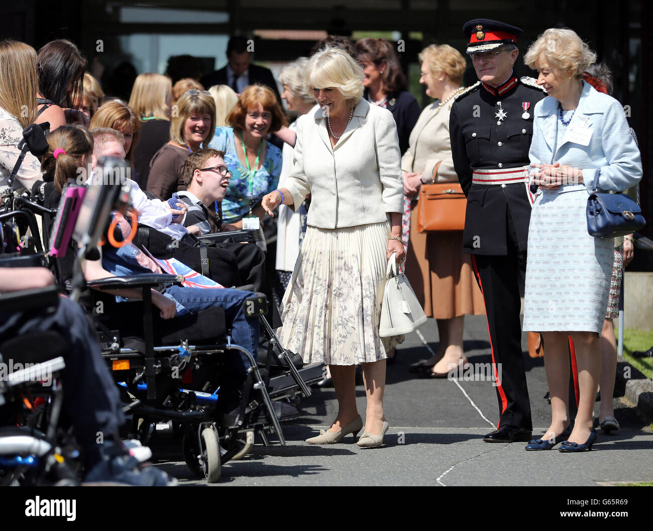 Royal visit to Chailey Heritage Foundation Stock Photo - Alamy