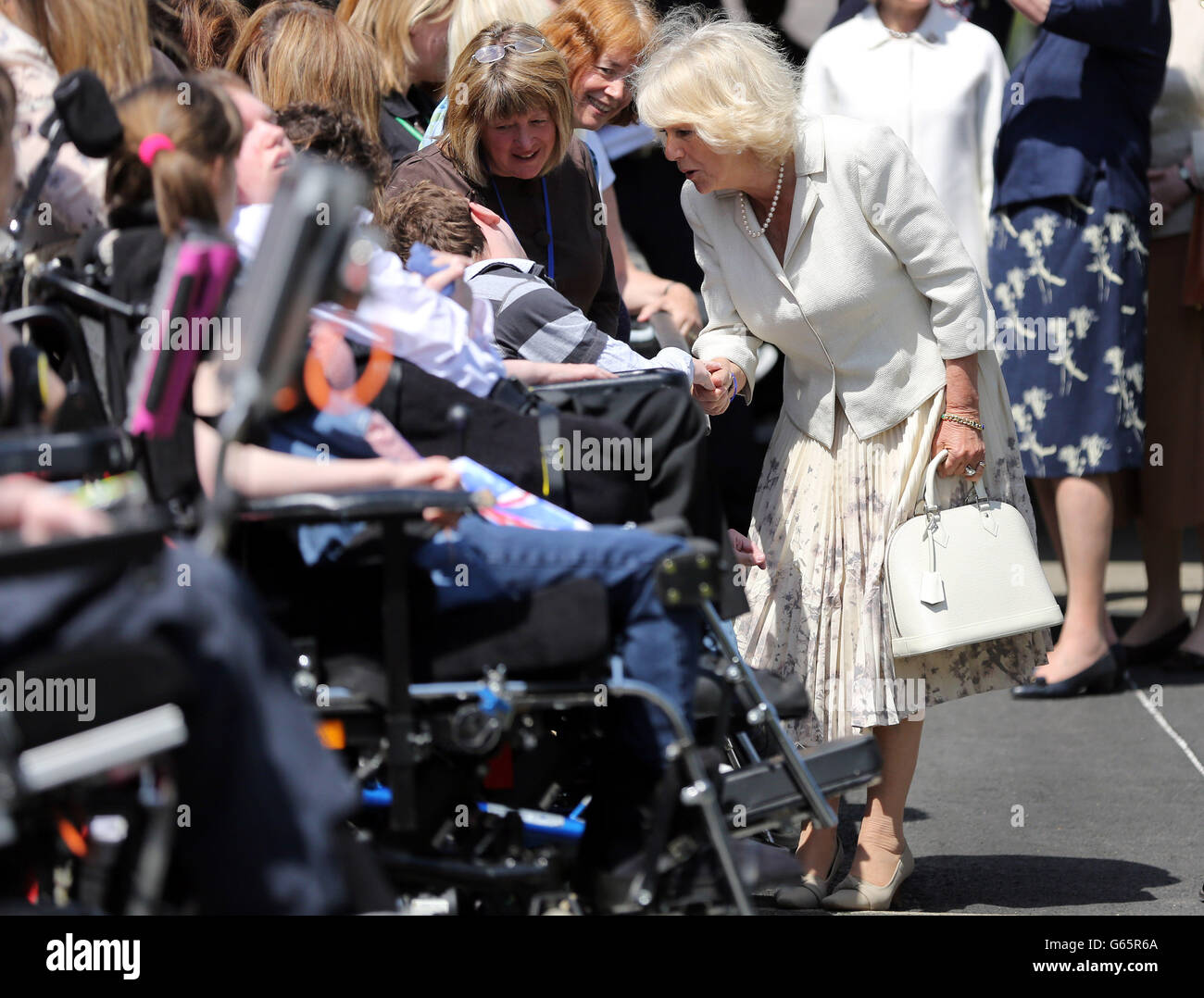Royal visit to Chailey Heritage Foundation Stock Photo - Alamy