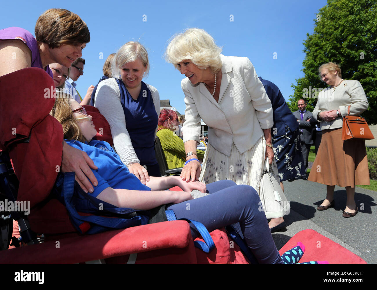 Royal visit to Chailey Heritage Foundation Stock Photo - Alamy
