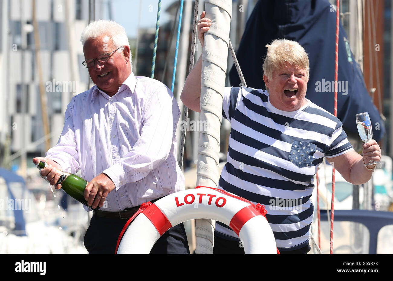 395 lotto jackpot their boat brave in ipswich marina hi-res stock ...