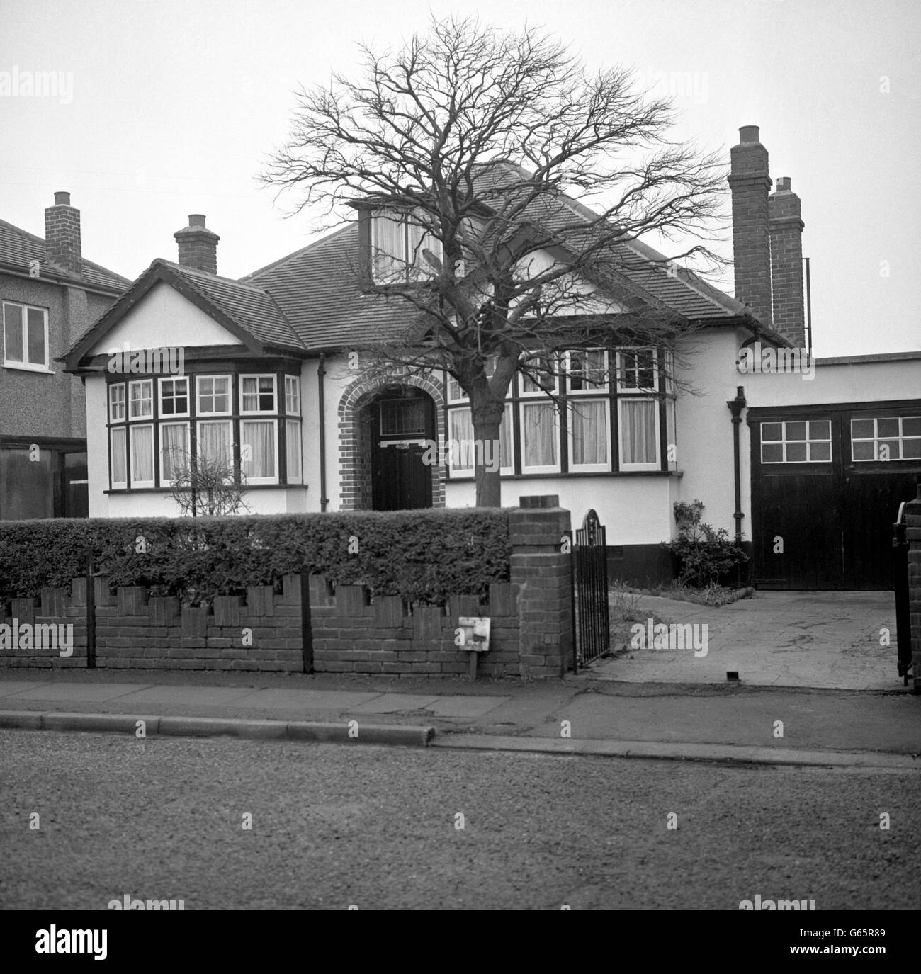 The Ruislip home of Peter John Kroger and his wife Helen, two of the ...