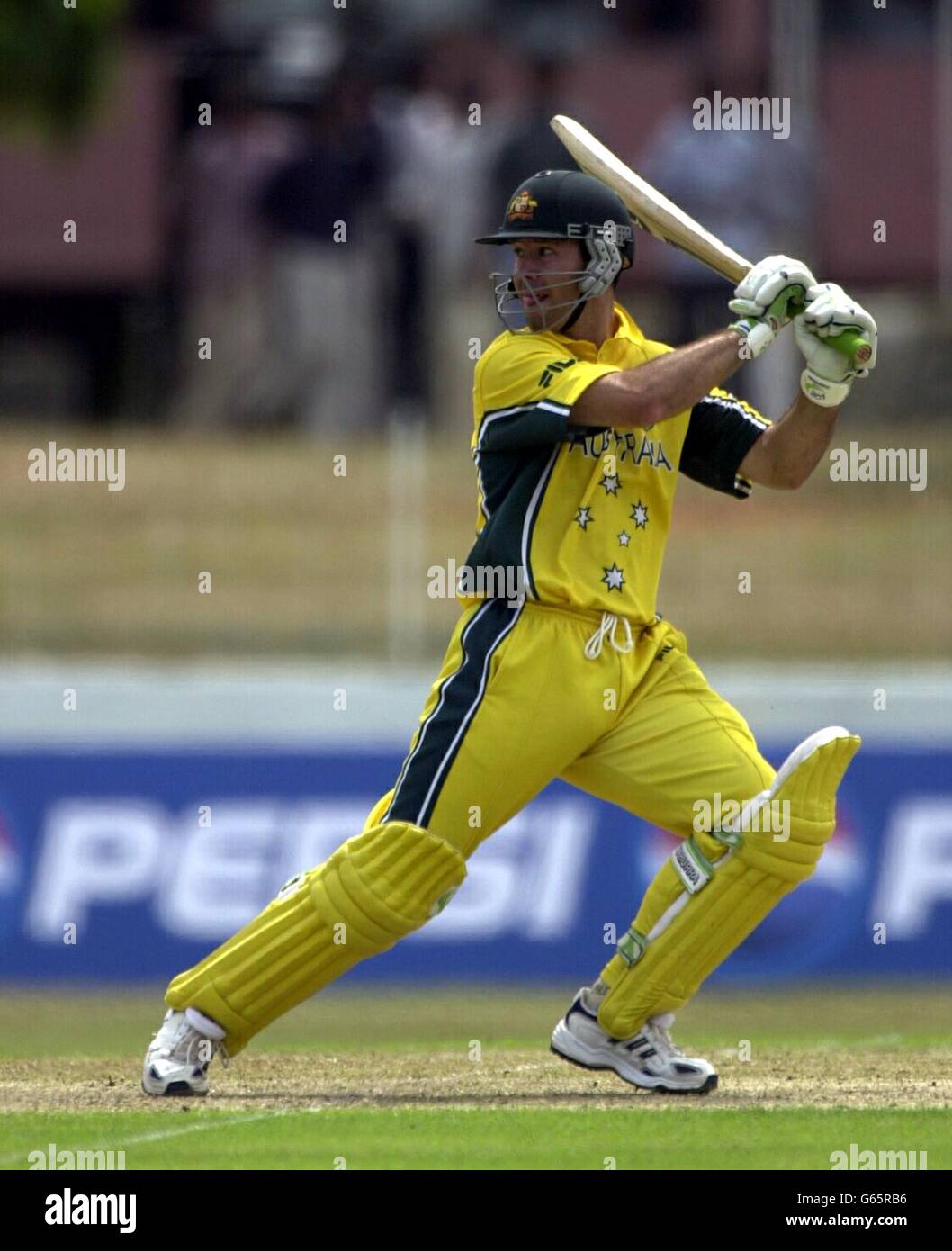 Ricky Ponting in action for Australia during the ICC Trophy tournament ...