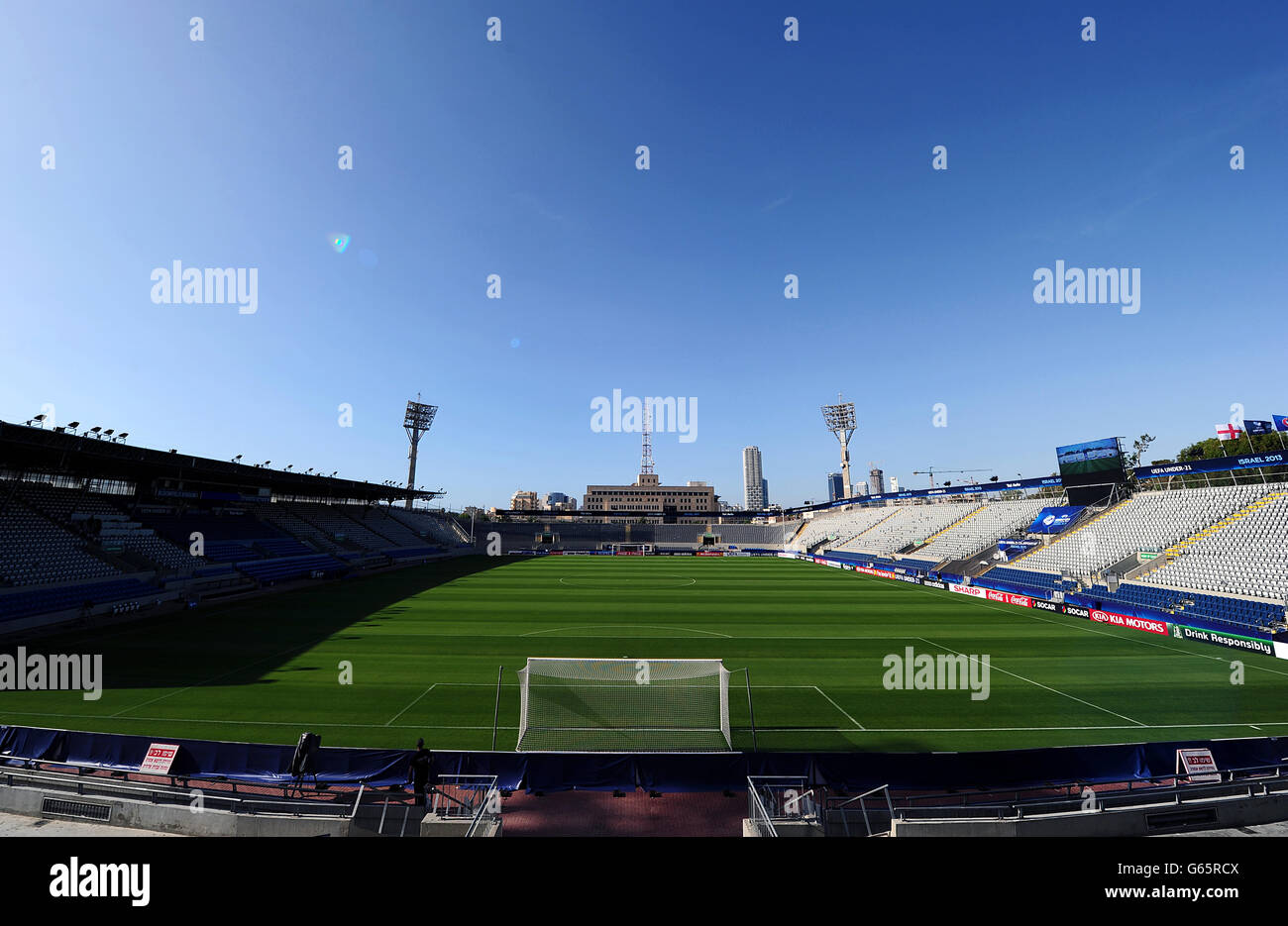 General view of the Bloomfield Stadium ahead of the game between ...