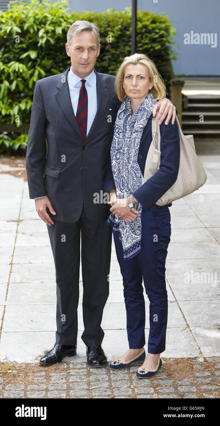 Richard Drax MP and his wife Elsbet pictured in Southampton Stock Photo ...